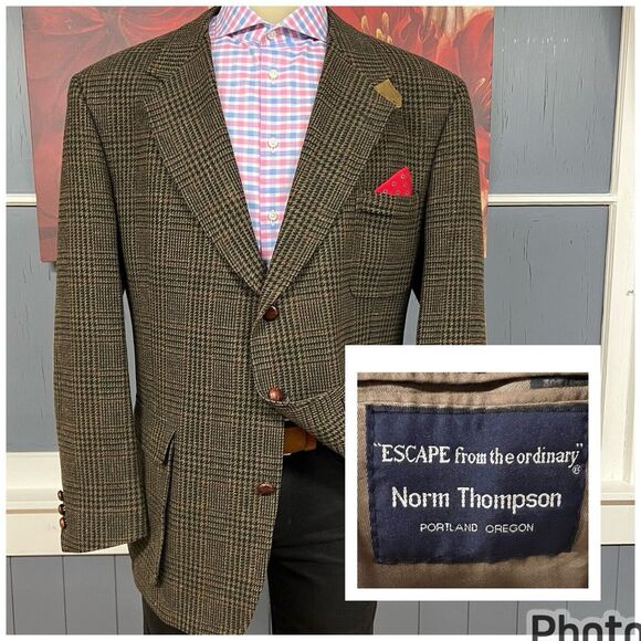 Norm Thompson | Suits & Blazers | Vintage Norm Thompson Tweed Jacket ...